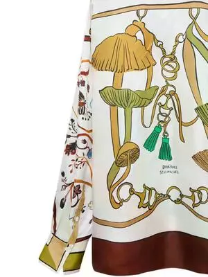 Dorothee Schumacher Silk Ribbon Print Shirt