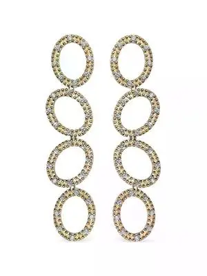 COOMI COOMI Diamond Paisley-Engraved Earrings