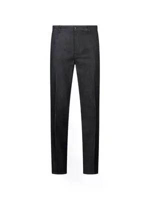 Canali Straight-leg Tailored Trousers - Blue