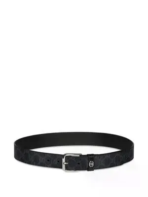 Gucci Interlocking G Detail Belt - Black