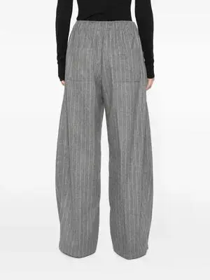 THELATEST Pinstripe Wide-leg Trousers