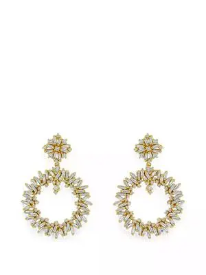 SUZANNE KALAN Diamond Drop Earrings - Gold
