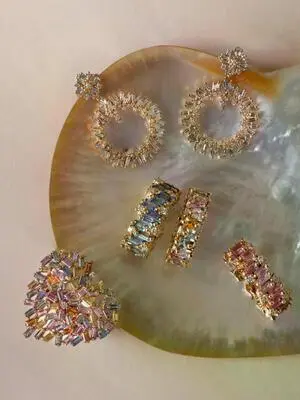 SUZANNE KALAN Diamond Drop Earrings