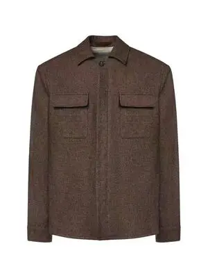 Eleventy Flap-pocket Shirt Jacket