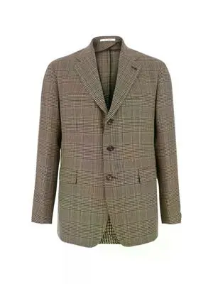Tagliatore New York Check-pattern Notched-lapels Blazer