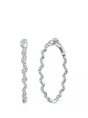 GRAZIELA Rio Diamond Hoop Earrings
