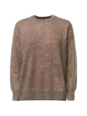 Max Mara Brushed-knit Cashmere Sweater - Brown