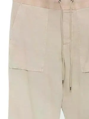 JAMES PERSE Slub Cotton Utility Pants - Brown