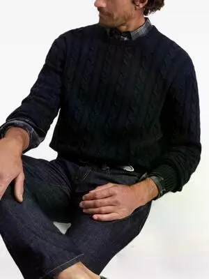 Woolrich Cable-knit Crew-neck Sweater
