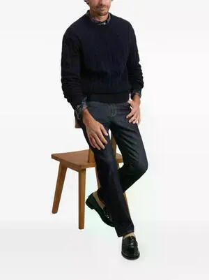Woolrich Cable-knit Crew Neck Sweater
