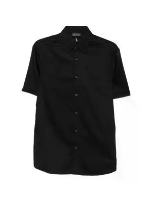 Emporio Armani Short-sleeves Button-up Shirt - Black