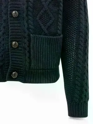 RAKKI Aran Cable-knit Cardigan