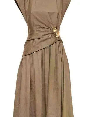 Acler Gathered-waist Maxi Dress