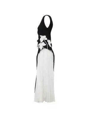 Acler Limisi Floral Appliqué Maxi Dress