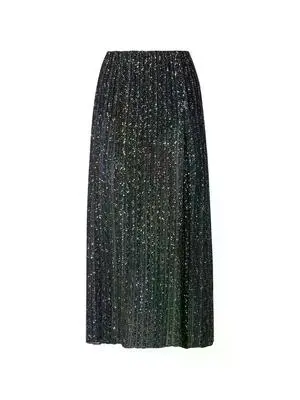 Missoni Sequin-embellished Side-slit Midi Skirt - Black