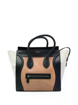 Celine Mini Luggage Tote Bag - Brown