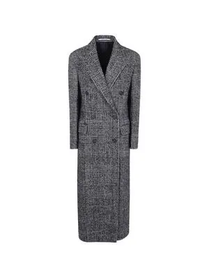 Tagliatore Caitlyn Check Double-breasted Coat