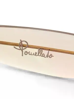 Pomellato 2010s Rhinestone Cat-eye Frame Sunglasses