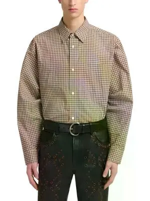 Marni Micro-checked Shirt - Neutrals