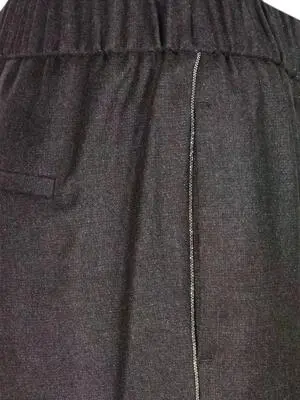 Peserico Punto Luce Detail Elasticated Waistband Trousers - Grey