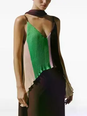 BAOBAB Pleated Danielle Layered Maxi Dress