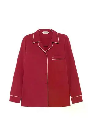 Alberta Ferretti Contrast Trim Shirt