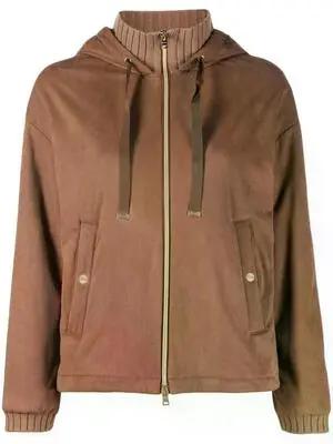 Herno Layered Drawstring Hood Jacket