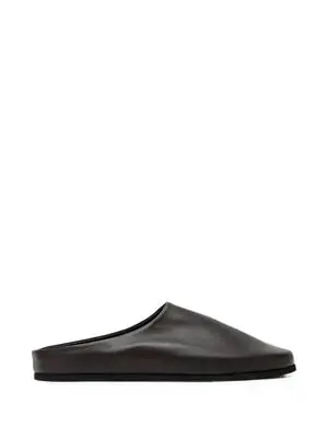 Dear Frances Vico Leather Mules - Brown