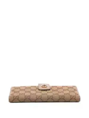 Gucci 2000-2015 Gg Canvas Miss Gg Continental Wallet Long Wallets