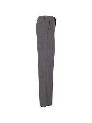 Valentino Garavani Herringbone-pattern Tailored Trousers