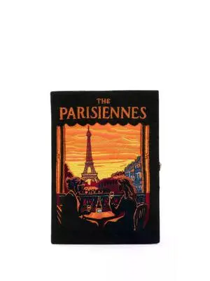 OLYMPIA LE-TAN The Parisiennes Book Clutch Bag - Black