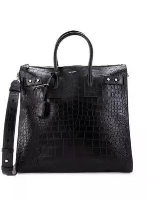 Saint Laurent Croc Effect Totes