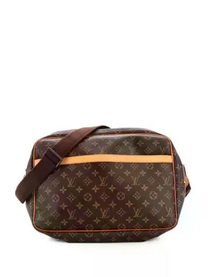 LOUIS VUITTON Reporter Bag Monogram Canvas Gm Crossbody Bag - Brown