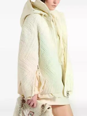 Ermanno Scervino Cable-knit Layered Jacket