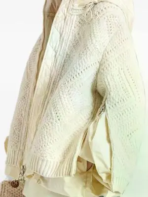 Ermanno Scervino Cable-knit Layered Jacket