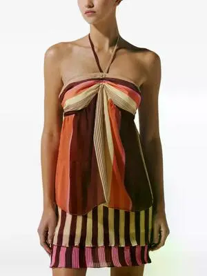 BAOBAB Romina Striped Halterneck Blouse