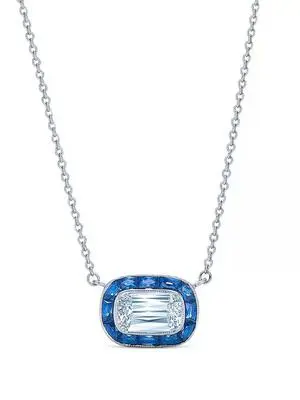 Kwiat Starry Night Diamond And Sapphire Necklace - Silver