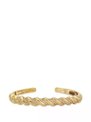 JENNA BLAKE 18k Yellow Diamond Twisted Bracelet - Gold
