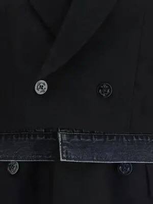Sacai Denim-panels Blazer