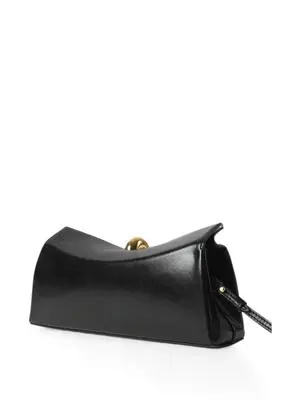Jacquemus The Valérie Leather Clutch Bag - Black