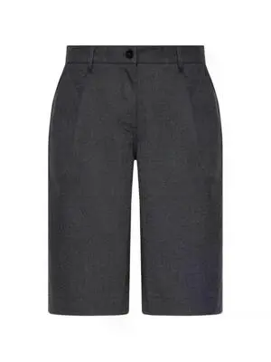 SAMSOE SAMSOE Saharper Pleat Shorts - Grey