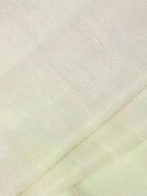 Elisabetta Franchi Feather-themed Lurex Foulard Scarf - Neutrals
