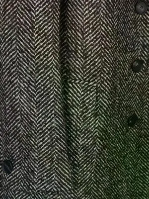 Tagliatore Single-breasted Tweed Coat