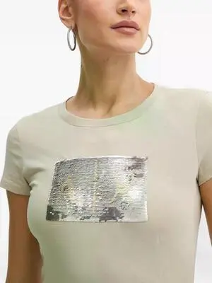 Armani Exchange Sequin-embellished T-shirt