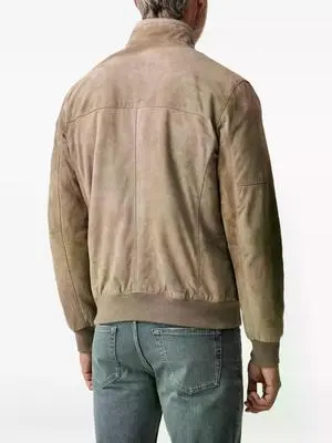 JOOP! Goat Suede Bomber Jacket