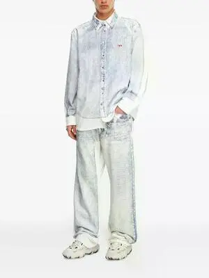 DIESEL® D-simply-over-s Denim Shirt - Blue