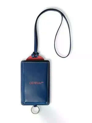 Off-White Bookish Phone Card Holder - Blue