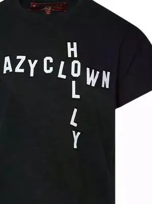 CRAZY CLOWN L.A. Ghost Of Love Logo-patch Cotton T-shirt