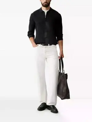 JOOP! Waffle-knit Quarter-zip Sweater