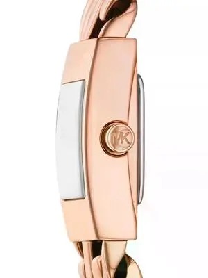 Michael Kors Mini Darrington Square-face Curb-link .5mm Watch